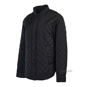 IBLUES Quilted Cotton Long Sleeve Jacket With Snap Button Placket