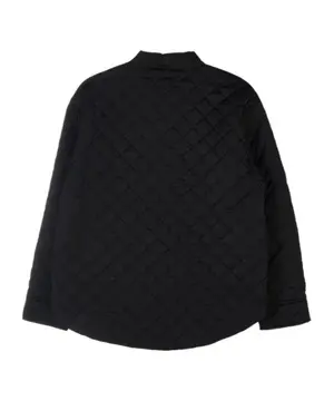 IBLUES Quilted Cotton Long Sleeve Jacket With Snap Button Placket