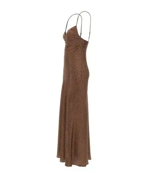 MC2 SAINT BARTH Strappy V-neck Maxi Dress With Open Back