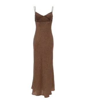MC2 SAINT BARTH Strappy V-neck Maxi Dress With Open Back