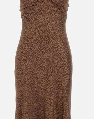 MC2 SAINT BARTH Strappy V-neck Maxi Dress With Open Back