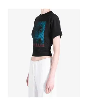 Balenciaga Vintage Holiday Cropped T-shirt