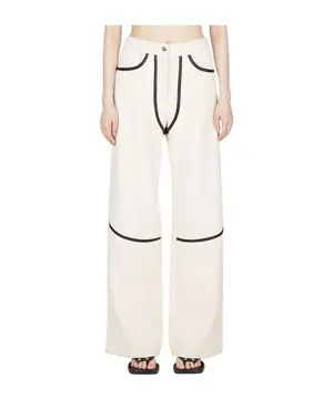 Paris Georgia Rodeo High Waist Piped Pants
