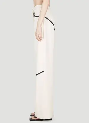 Paris Georgia Rodeo High Waist Piped Pants