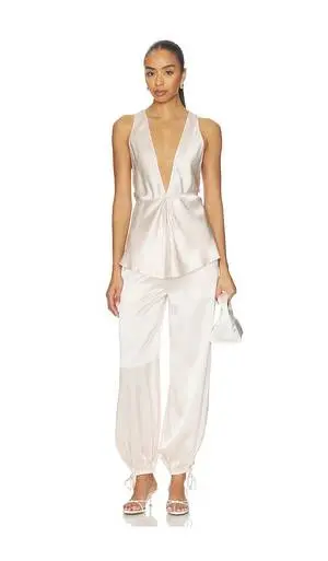 EAVES Anelie Silk Top