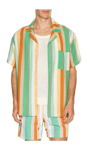 ARRELS BARCELONA Camp Collar Shirt In . Also