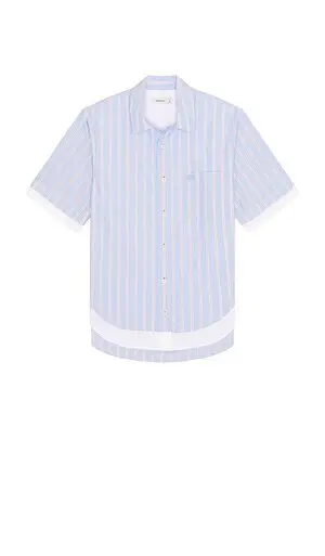 Simkhai Steven Double Layer Shirt In . Also - Blue
