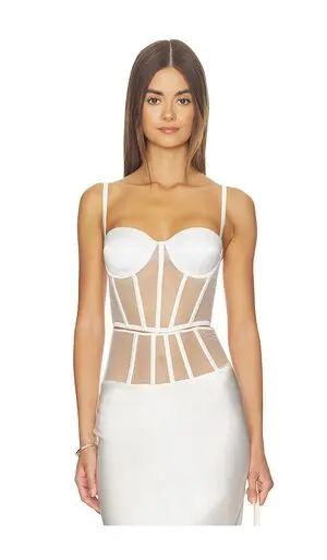 Kiki De Montparnasse Illusion Bustier Top - Ivory