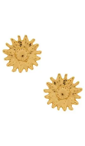 Lele Sadoughi Soleil Stud Earrings In Gold - Metallic Gold