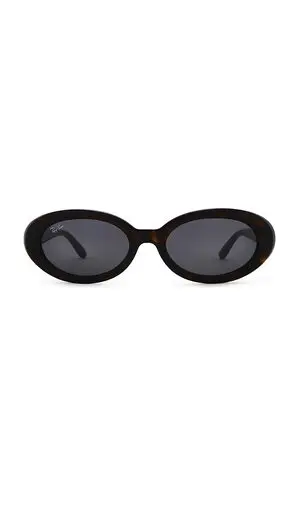 Ray-ban Oval Sunglasses - Brown
