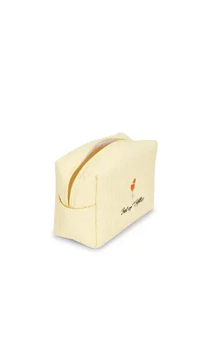 ABBODE Out Of Office Spritz Waffle Pouch - Lemon