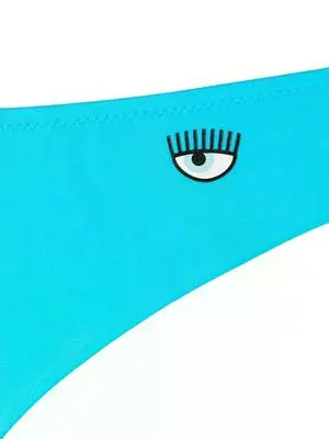 CHIARA FERRAGNI Logo Print Bikini Bottoms