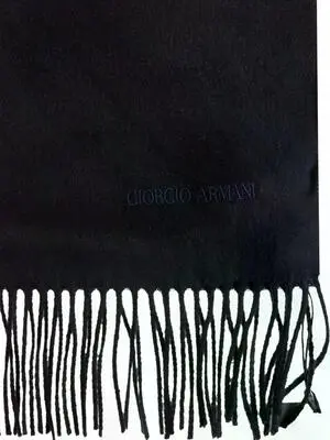 Giorgio Armani Fringed Cashmere Scarf