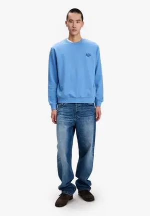 A.p.c. A.P.C. Rue Madame Logo Sweatshirt Light Blue