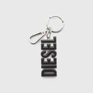 DIESEL® Logo Resin Inlay Metal Keyring - Multicolor