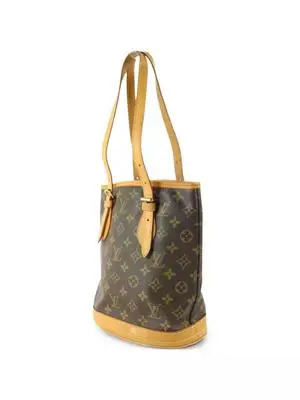 LOUIS VUITTON Monogram Canvas Pm Bucket Bag