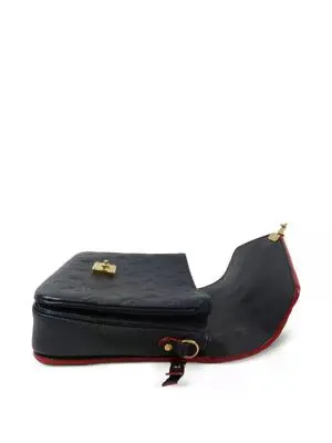 LOUIS VUITTON Monogram Empreinte Pochette Metis Shoulder Bag - Blue