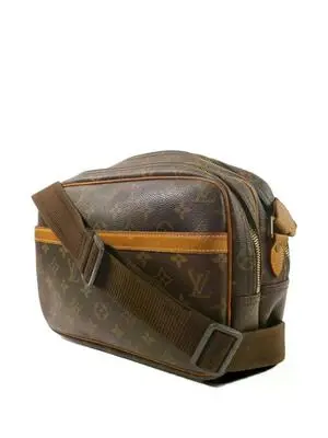 LOUIS VUITTON Monogram Reporter Pm Shoulder Bag - Brown