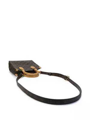 LOUIS VUITTON Monogram Sac Plat Bb Tote Bag - Brown