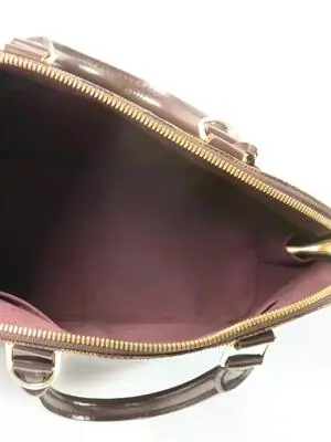 LOUIS VUITTON Alma Pm Damier Ebene Tote Bag
