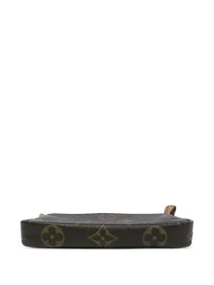 LOUIS VUITTON Monogram Mini Pochette Accessoires Shoulder Bag - Brown