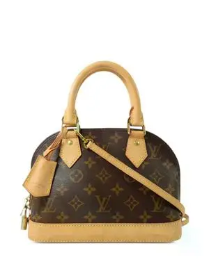 LOUIS VUITTON Alma Bb Monogram Tote Bag