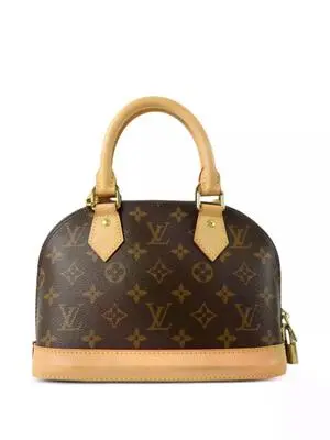 LOUIS VUITTON Alma Bb Monogram Tote Bag