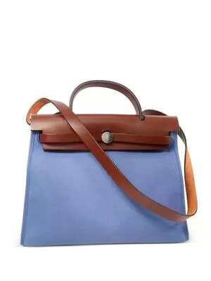 Hermès Herbag Pm Tote Bag - Blue