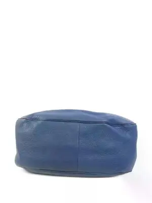 Prada Logo-plaque Shoulder Bag - Blue