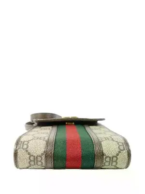 Balenciaga X Gucci Bb Monogram Shoulder Bag