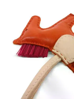 Hermès Rodeo Lambskin Horse Bag Charm - Orange