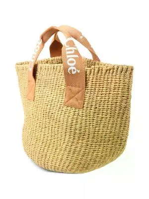 Chloé Logo-strap Basket Bag