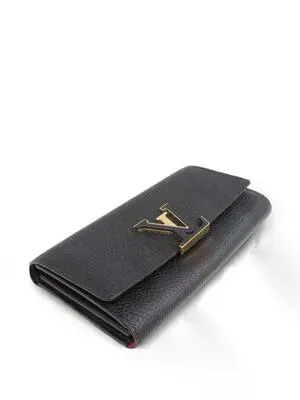 LOUIS VUITTON Capucines Taurillon Leather Wallet
