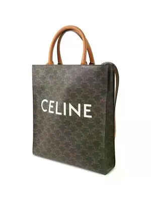 Celine Triomphe Cabas Tote Bag - Brown