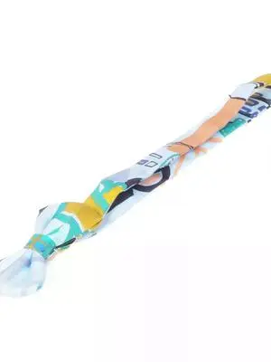 Hermès Silk Abstract Print Bow Tie