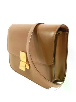 Celine Medium Classic Box Shoulder Bag - Brown
