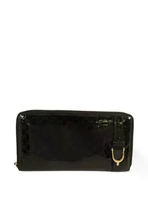 Gucci Microguccissima Zip-around Wallet - Black