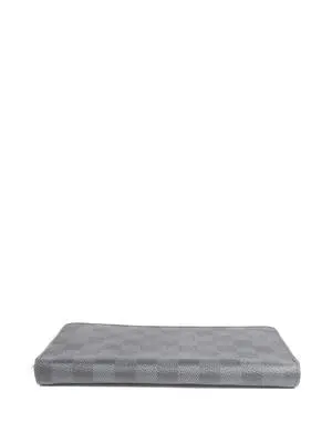 LOUIS VUITTON Zippy Damier Graphite Wallet - Black
