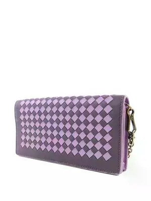 Bottega Veneta Intrecciato Chain Shoulder Bag - Grey