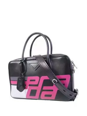 Prada Logo-print Leather Shoulder Bag