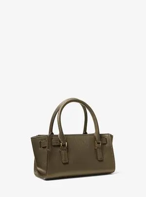 Michael Kors Hamilton Moderne Extra-small Leather Crossbody Bag - Green