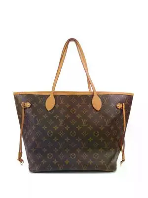 LOUIS VUITTON Neverfull Mm Monogram Tote Bag - Brown