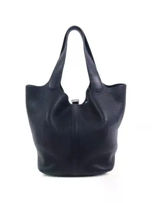Hermès Taurillon Clemence Picotin Mm Tote Bag