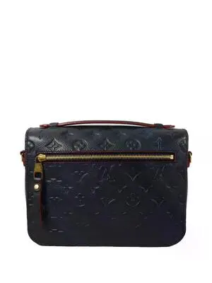 LOUIS VUITTON Empreinte Pochette Metis Monogram Shoulder Bag - Blue