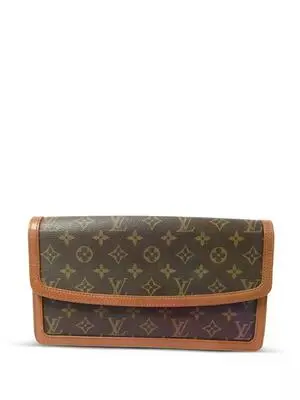 LOUIS VUITTON Monogram Dame Clutch Bag - Brown