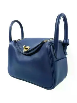 Hermès Mini Lindy Leather Tote Bag