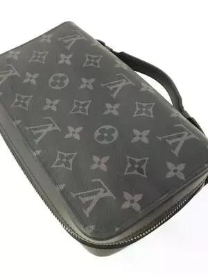 LOUIS VUITTON Monogram Eclipse Zippy Xl Wallet