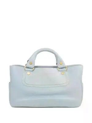 Celine Calfskin Leather Handbag - Blue