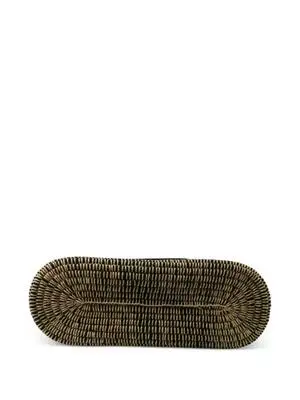 Loewe Raffia Square Basket Tote Bag