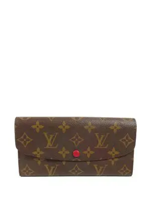 LOUIS VUITTON Monogram Emilie Wallet - Brown
